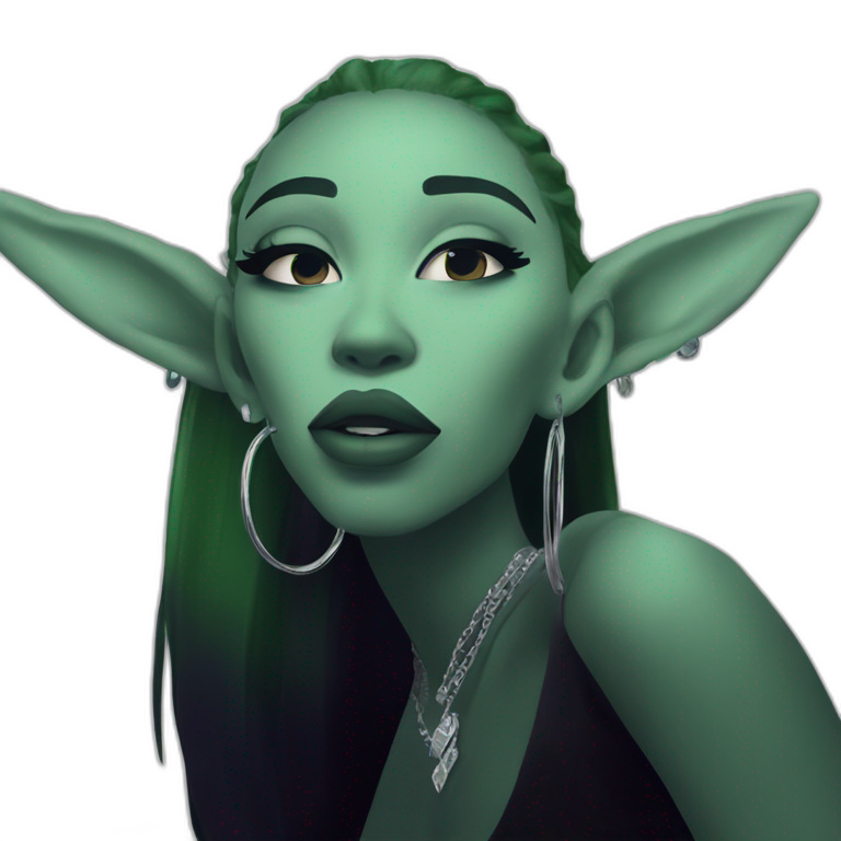 Dark Skinned Girl With Earrings Ai Emoji Generator