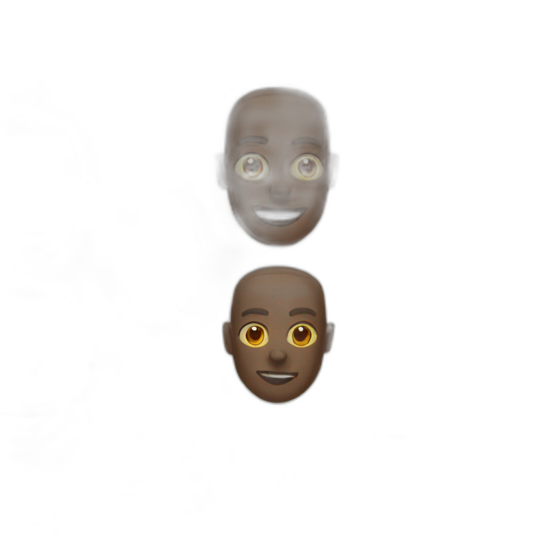 Turban Older Man From Africa Hugs Blond Beard European Man Ai Emoji